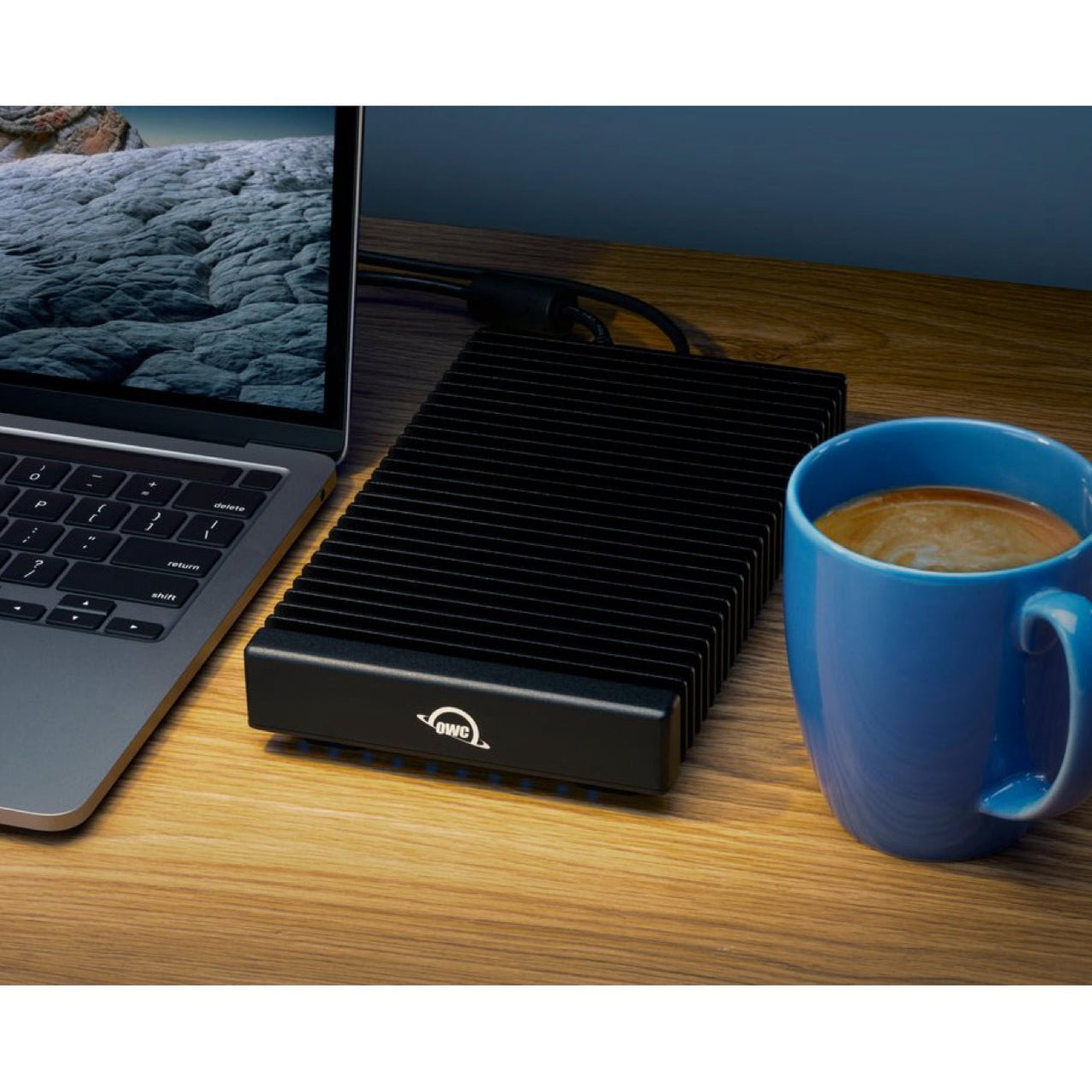 16.0TB OWC ThunderBlade X8 Thunderbolt (40Gb/s) NVMe RAID SSD External ...