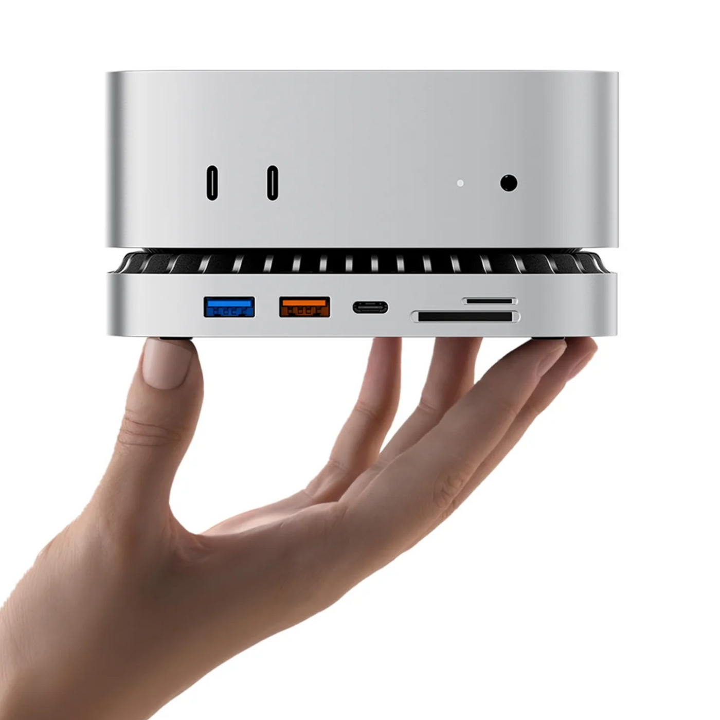 RayCue Mac Mini M4 Hub & Stand with SSD Enclosure - Macfixit Australia