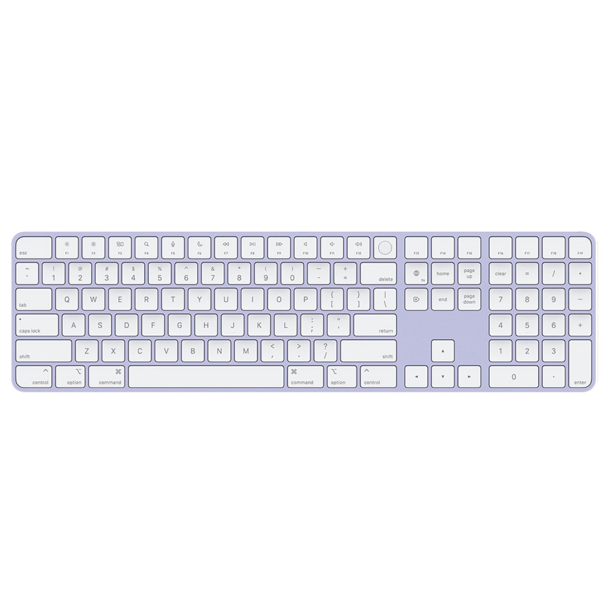 Apple Magic Keyboard with Numeric Keypad and Touch ID - Purple ...
