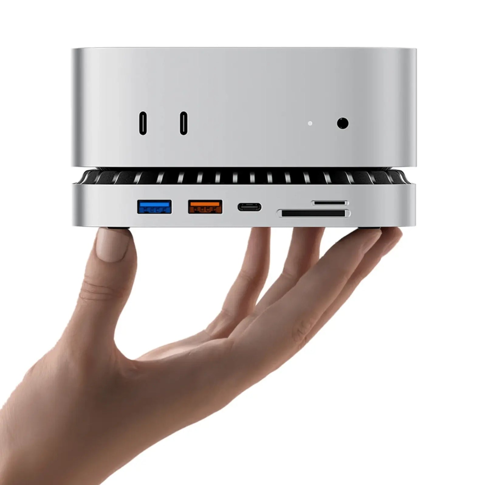 RayCue Mac Mini M4 Hub & Stand with SSD Enclosure - Macfixit Australia