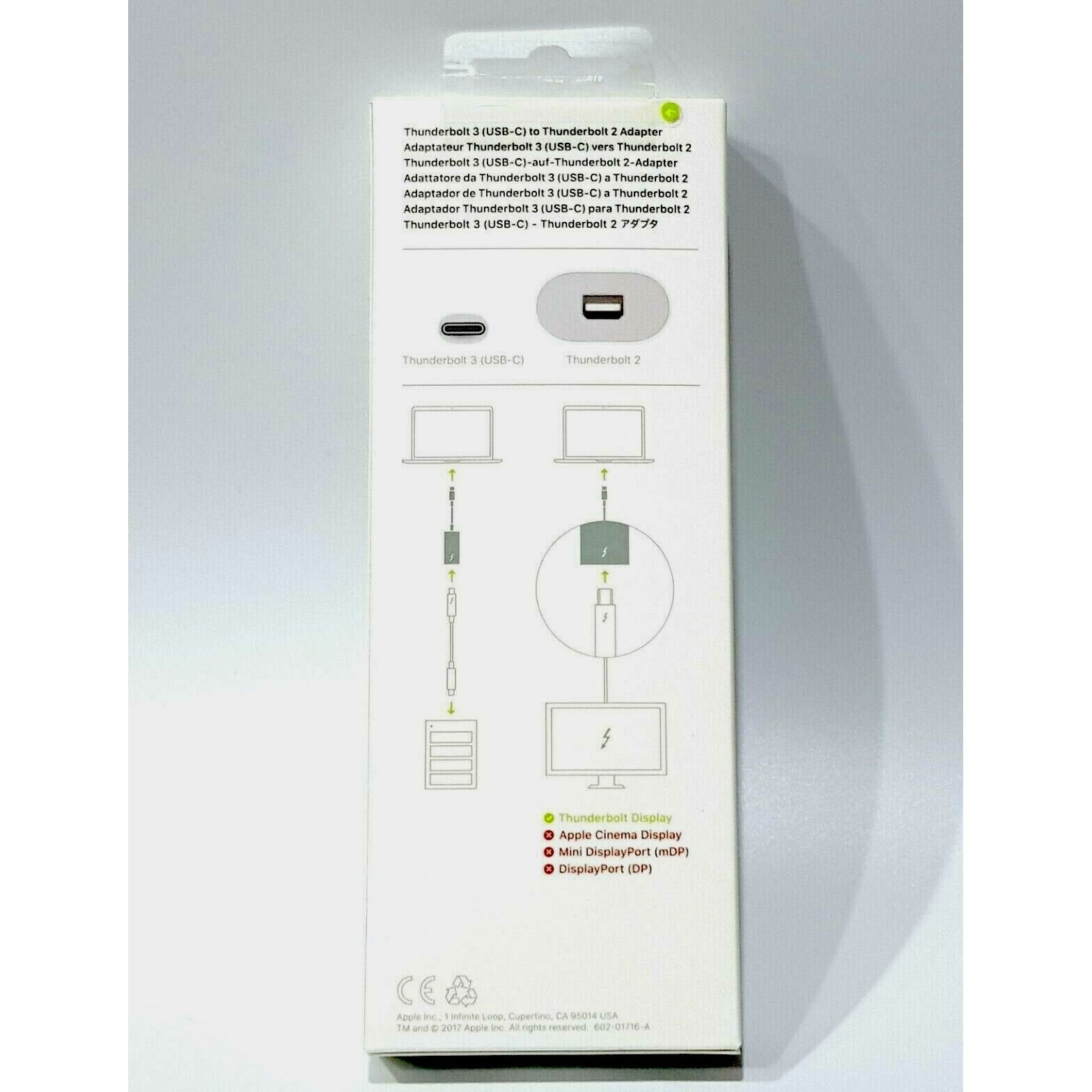 Apple Thunderbolt 3 (USB-C) to Thunderbolt 2 Adapter - Macfixit Australia