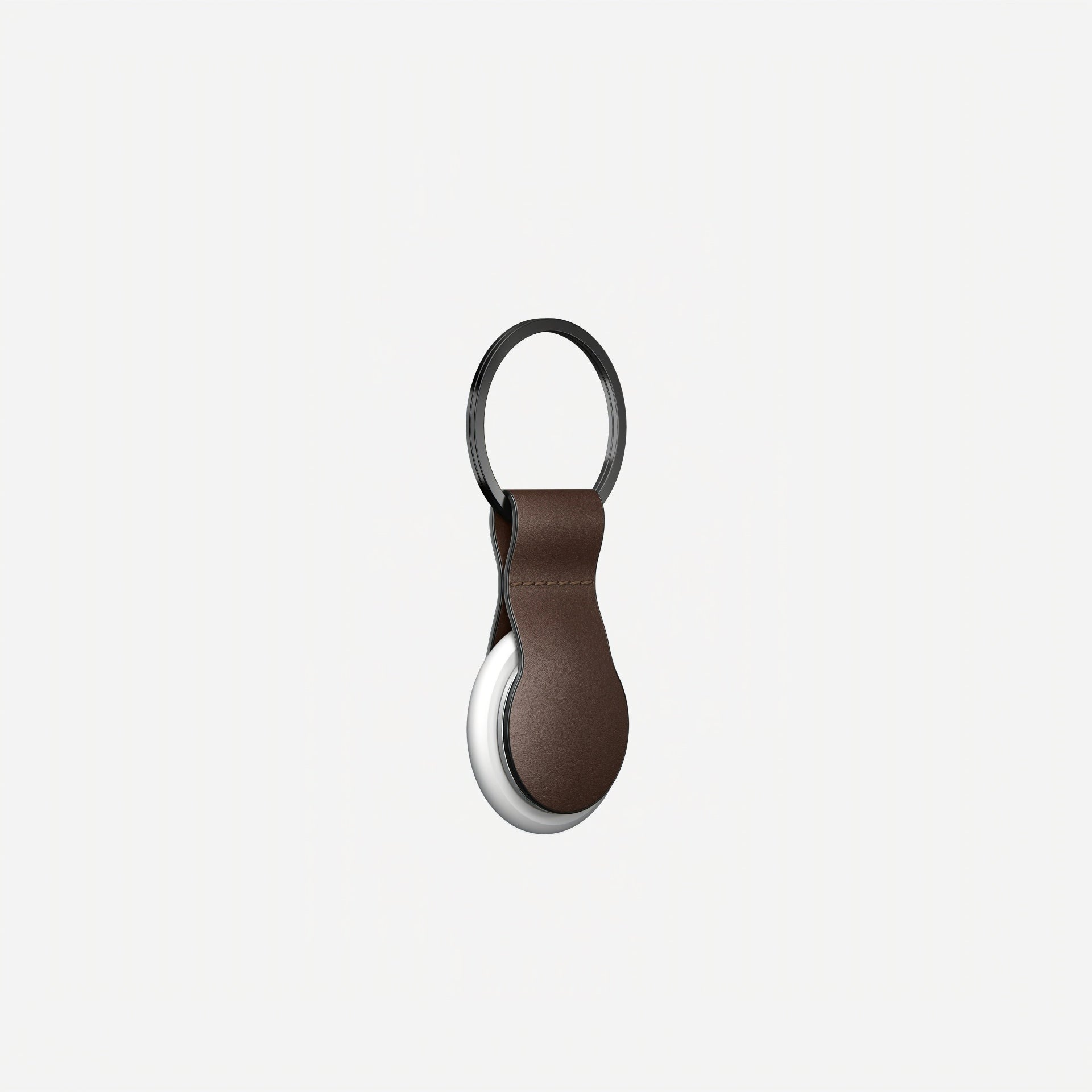 Nomad - AirTag Leather Loop - Brown - Macfixit Australia