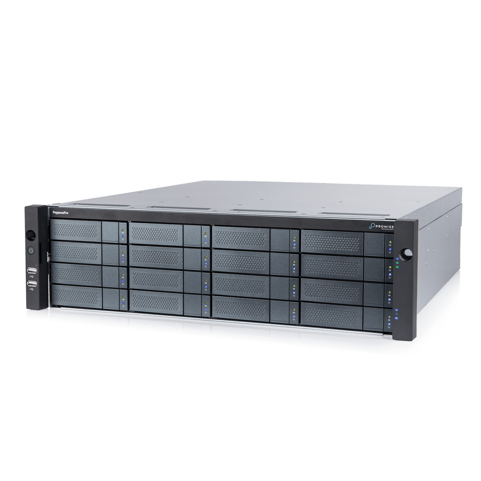 Promise PegasusPro R16 61.44TB (16 x 3.84TB SSD) System CPU i7, Target ...
