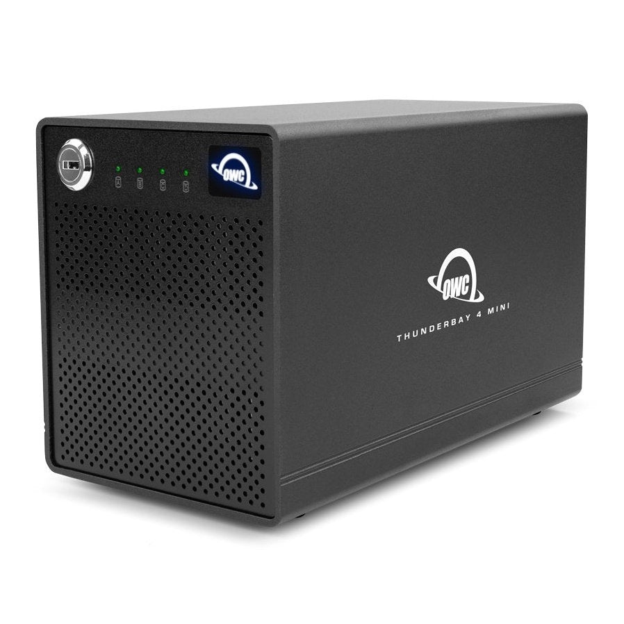 4.0TB OWC ThunderBay 4 mini Four-Drive SSD External Thunderbolt 2 ...
